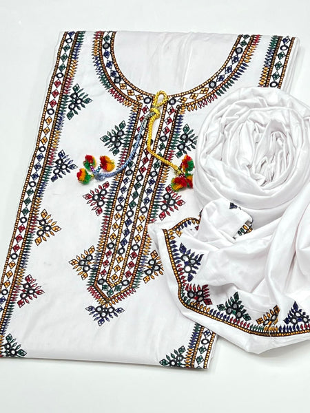 Unstitch Cotton 2 PC – Multan Embroidery Store